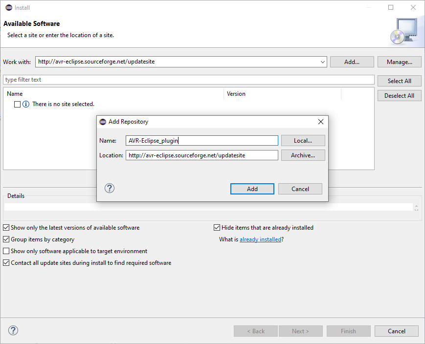 Instalacja Eclipse Photon Do Programowania Mikrokontrolerów Avr W Windows 10 Wersji 64 Bit