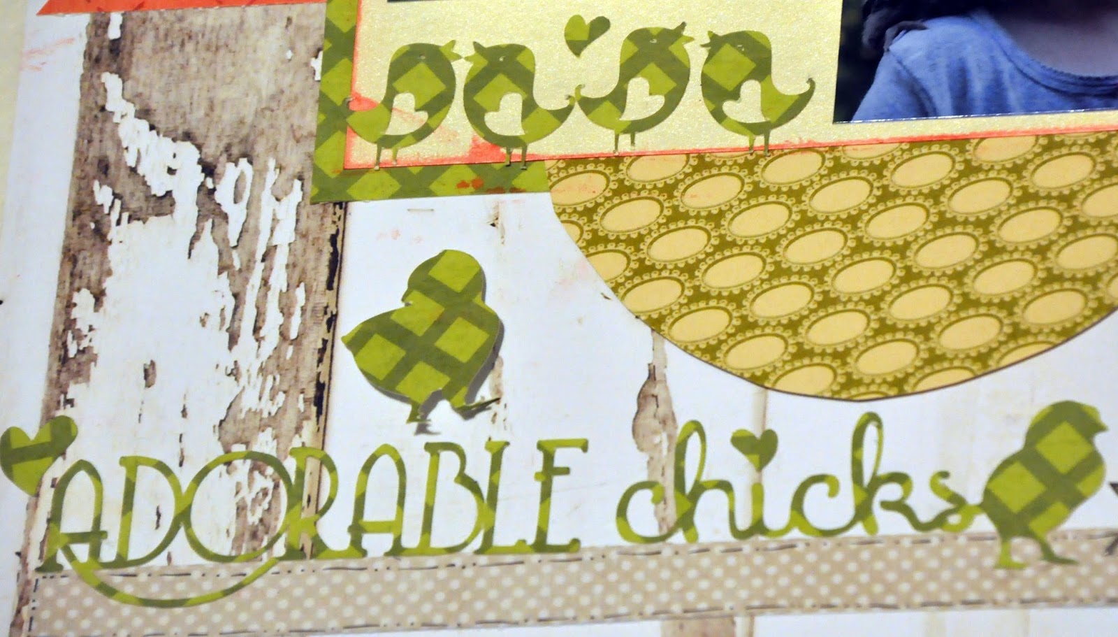 Scrappin' 2 baby girls: Adorable Chicks Layout
