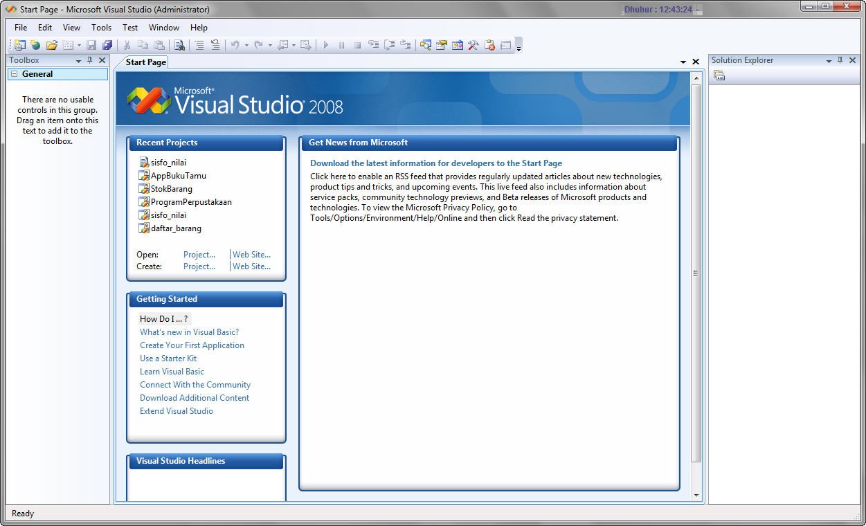 Pemahaman Tentang IDE, Control, Properties, Method dan Event di ...