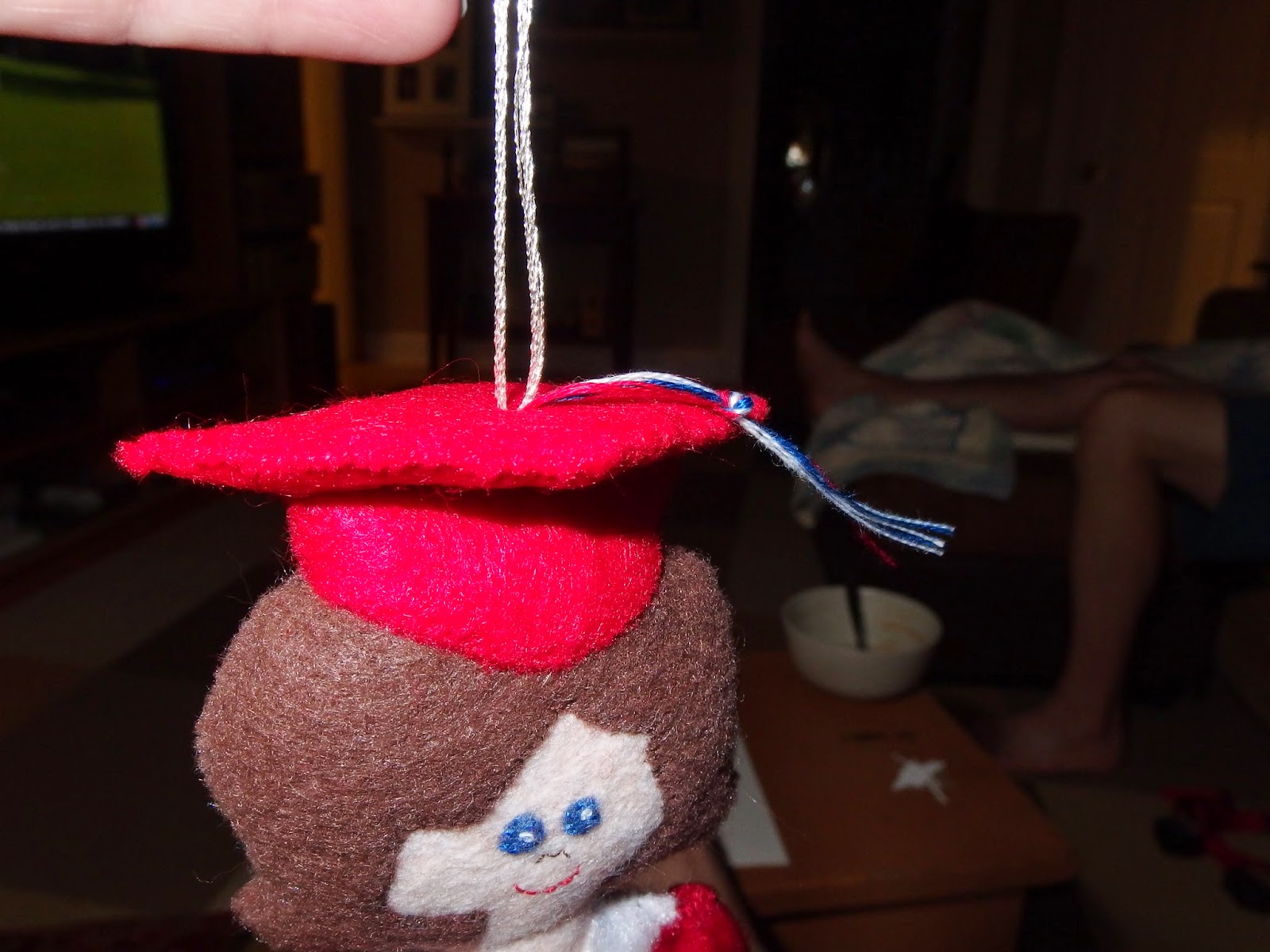 Fans of Carolyn DeAngelis Felt Ornaments: Graduate Pattern Mortarboard ...