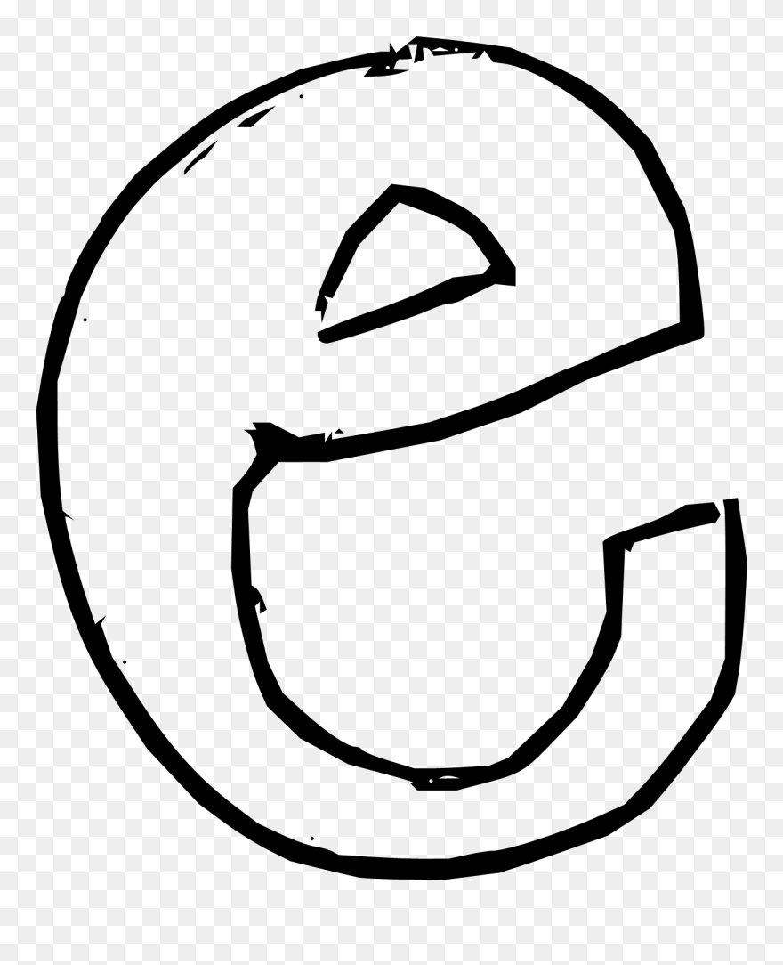 Letter E Clipart Black And White - Letter Format