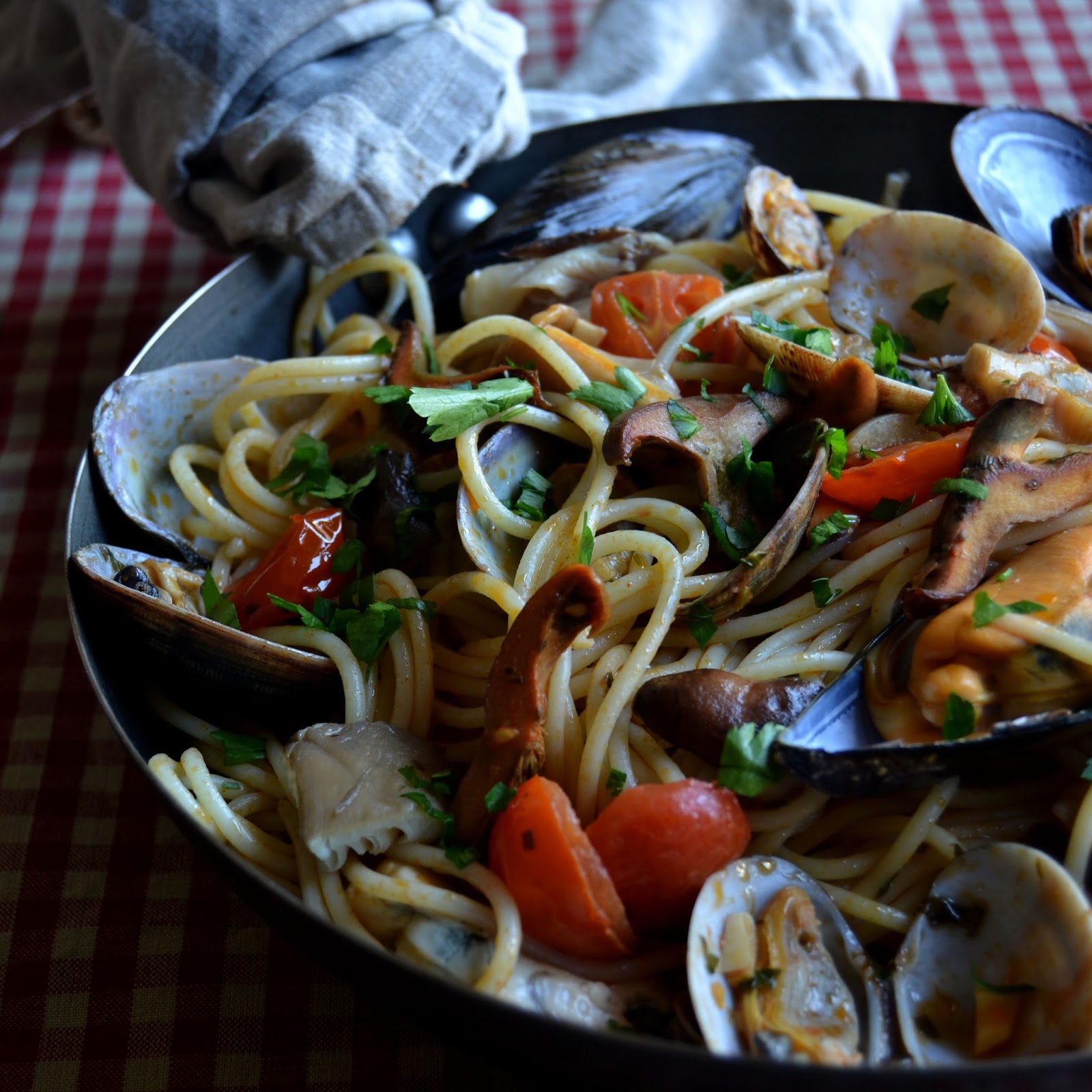 Contigo en la playa! : SPAGHETTI MARE E MONTE