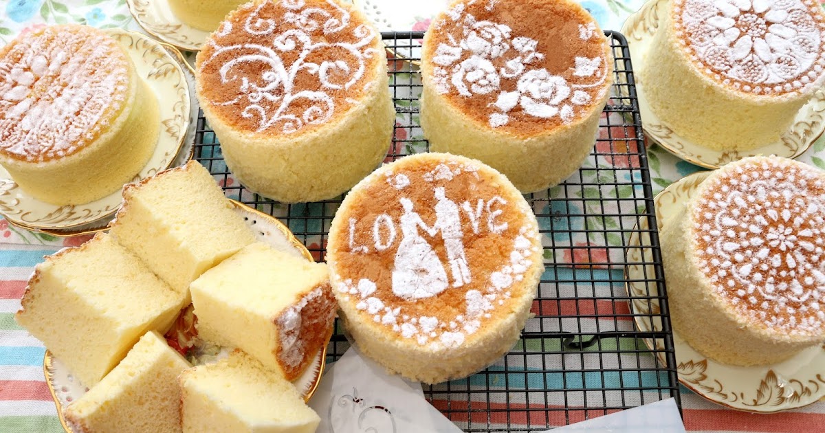 Josephine's Recipes : Japanese Cotton Sponge Cake 日式棉花蛋糕