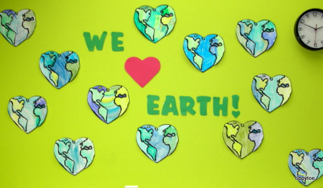 Tippytoe Crafts: Earth Hearts