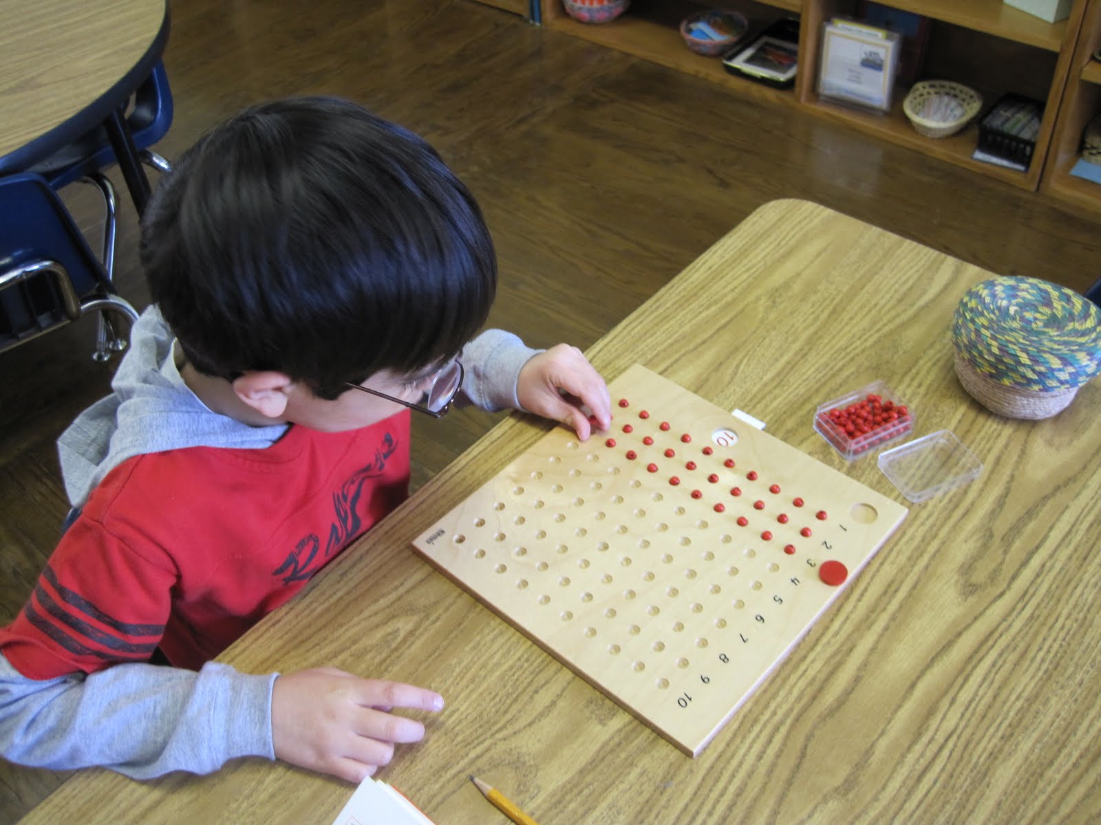 montessori magic: Math ~ The Multiplication (Bead) Board
