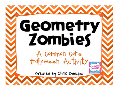 Classroom Freebies Too: Halloween Math - Geometry Zombies