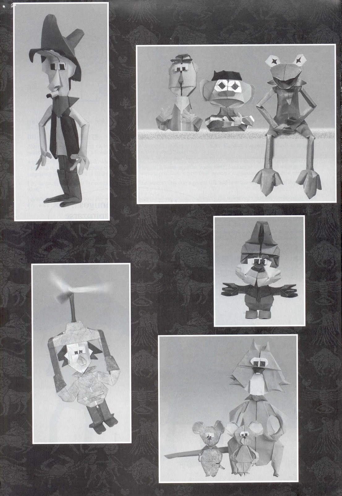 Origami Cartoon 3-Halle - Ruby Book Origami