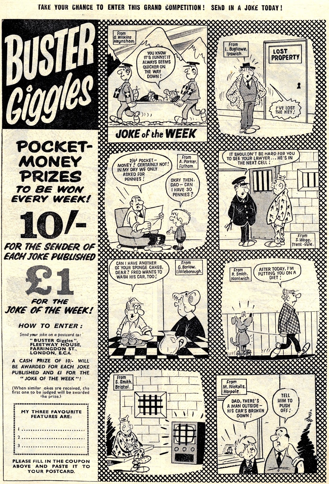 CRIVENS! COMICS & STUFF!: BUSTER, SON OF ANDY CAPP - PART THREE...