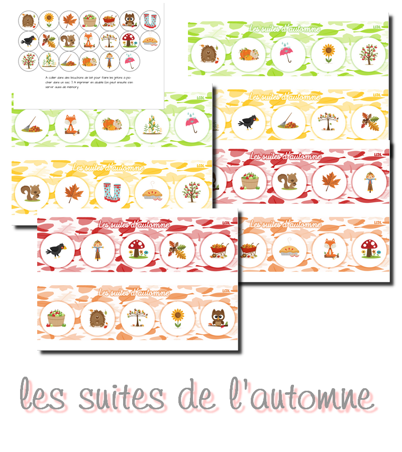 La maternelle de Laurène: Les suites de l'automne