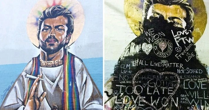 Life with HIV: $14,000 fine for the man who vandalised George Michael ...
