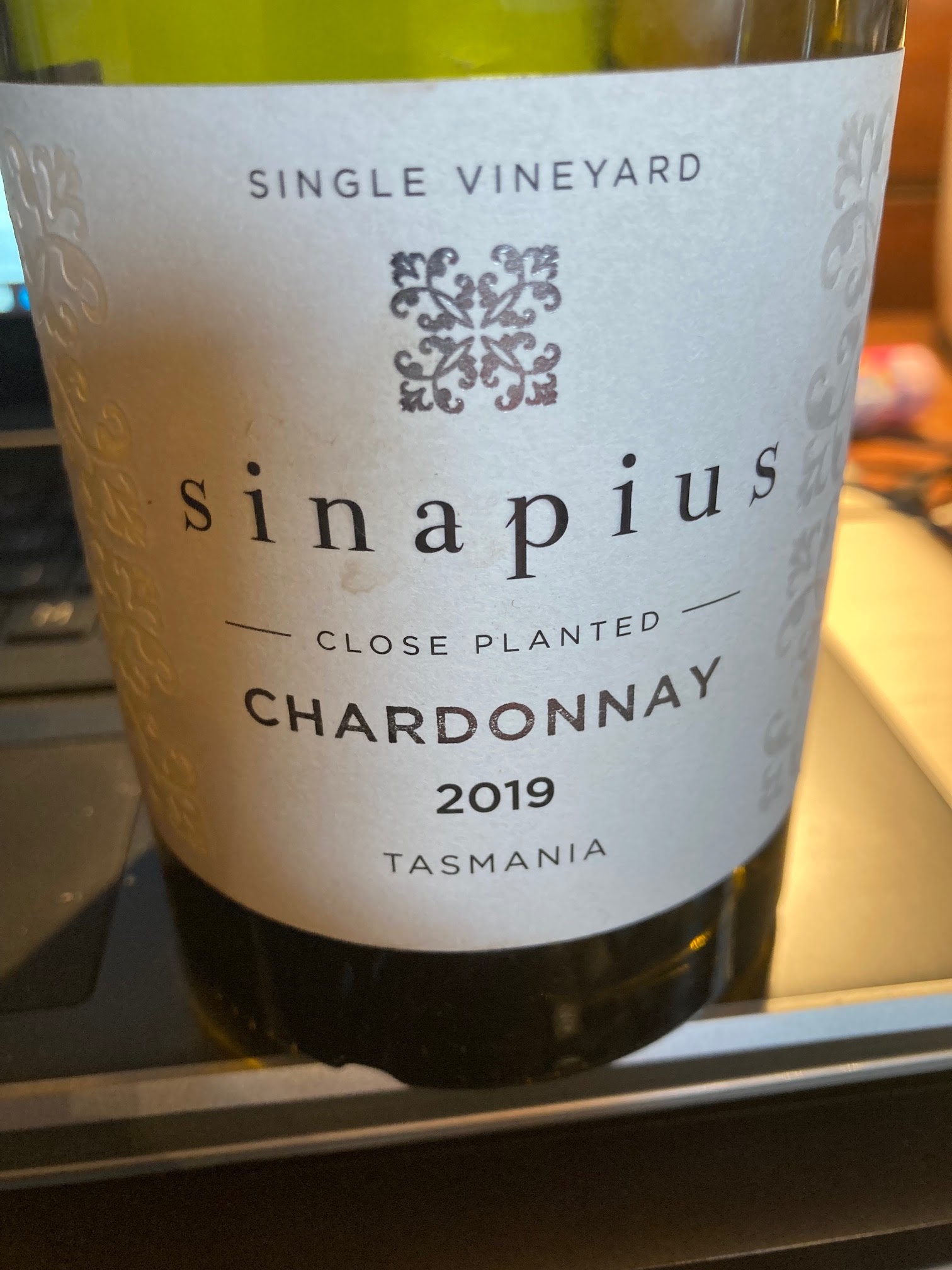 Tasmanian Wine Online : Sinapius 2019 Close-Planted Chardonnay