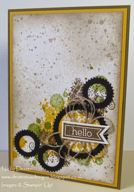 Dexterous Designs: Steampunk & Cogs with Stampin' Up! Clockworks