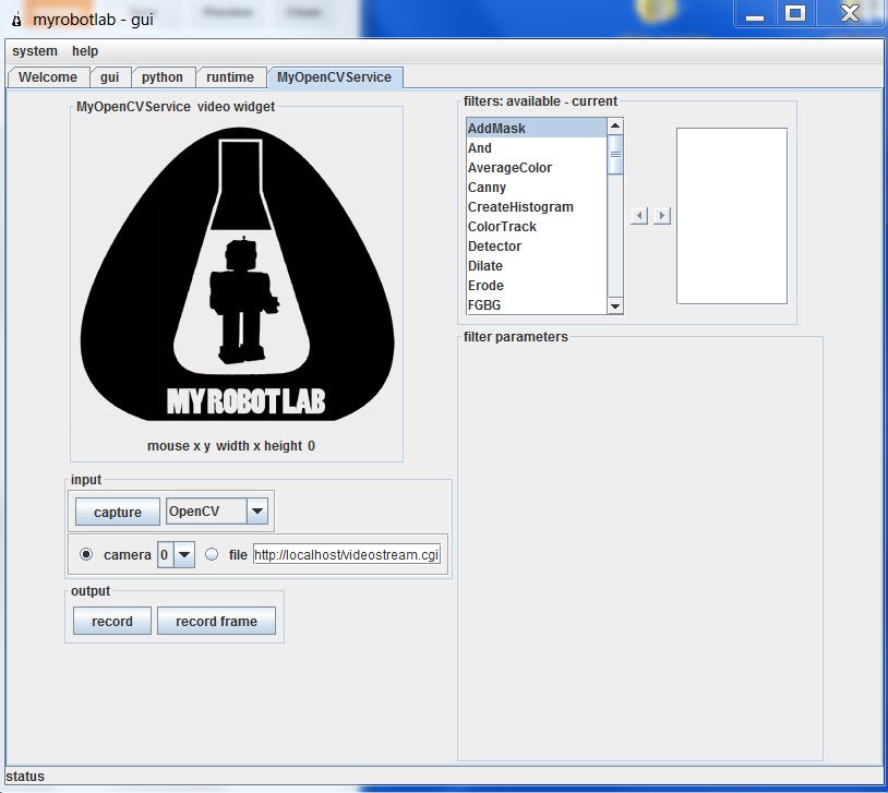 Projects From Tech Simple Face Tracking With Opencv Myrobotlab Gui And Arduino