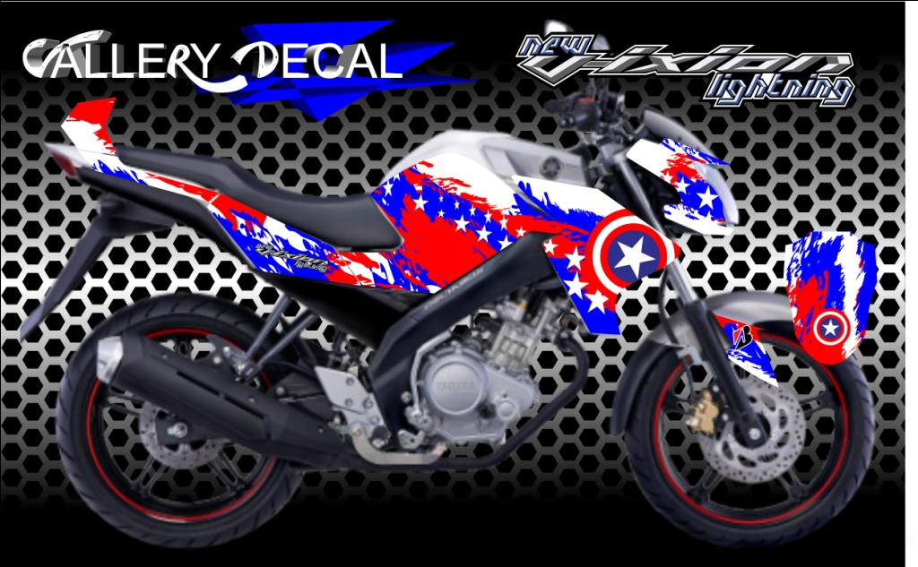 GALLERY DECAL: STRIPING YAMAHA NEW VIXION LITNING ( NVL )