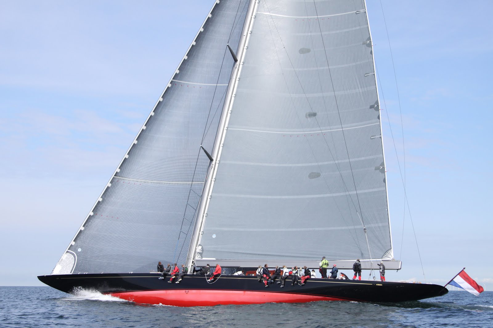Megayacht Global: New J Class Rainbow Out Training