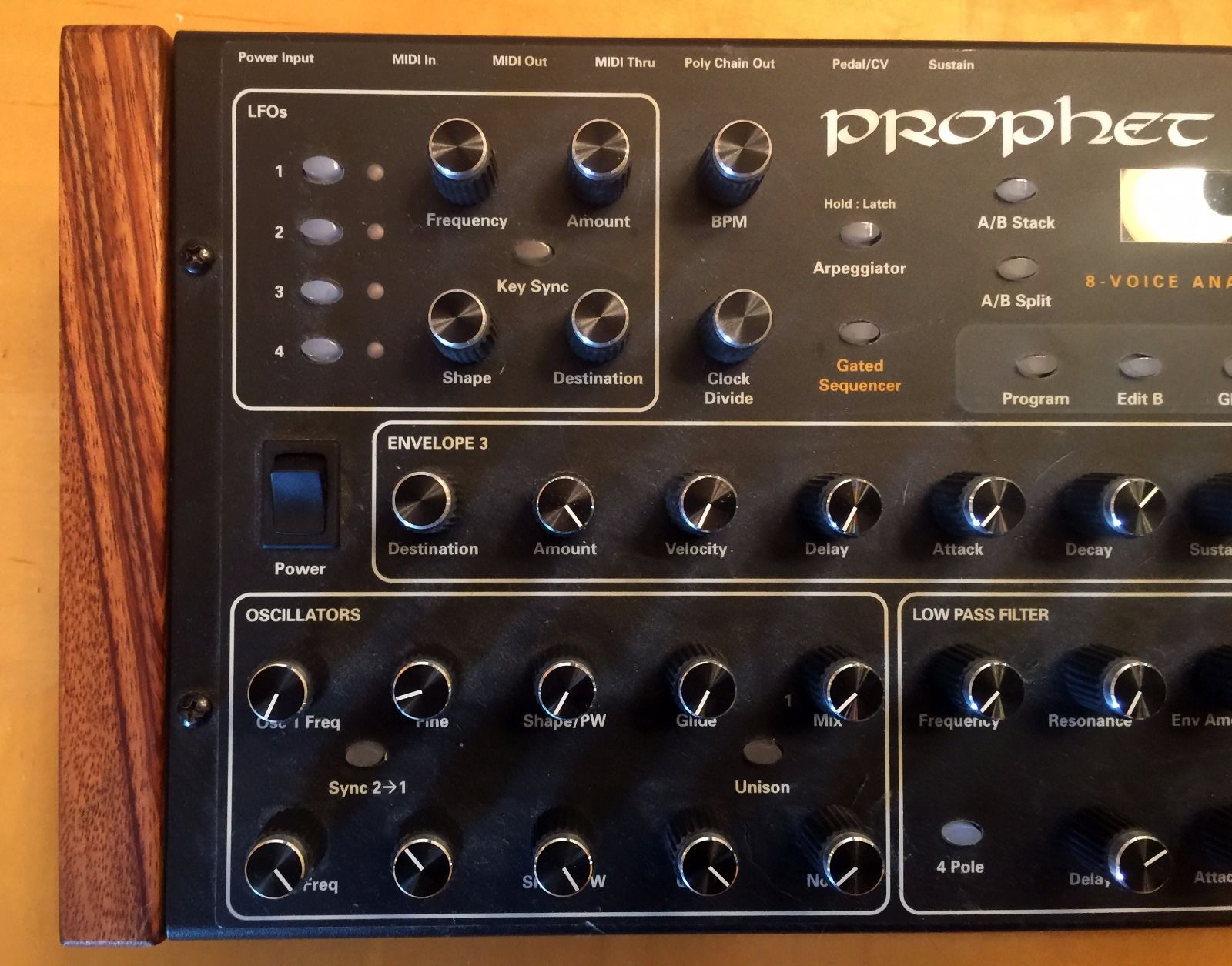 MATRIXSYNTH: Dave Smith Instruments Prophet '08 SN 1255