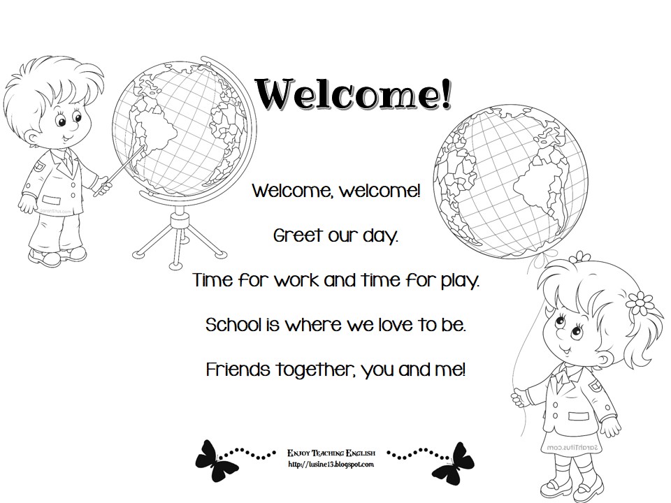 Enjoy Teaching English: WELCOME BACK TO SCHOOL POEMS