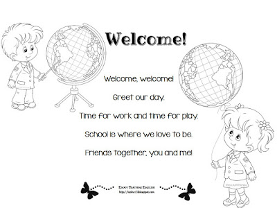 Enjoy Teaching English: WELCOME BACK TO SCHOOL POEMS