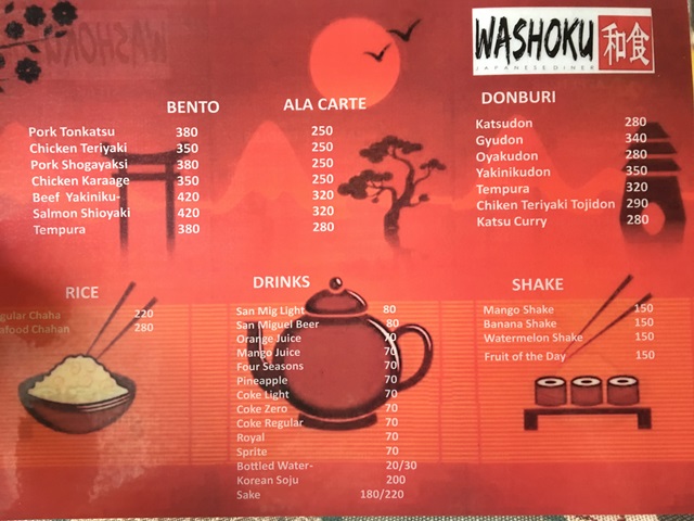 ERICJAZ FOODIES: WASHOKU JAPANESE DINER (SUBIC)