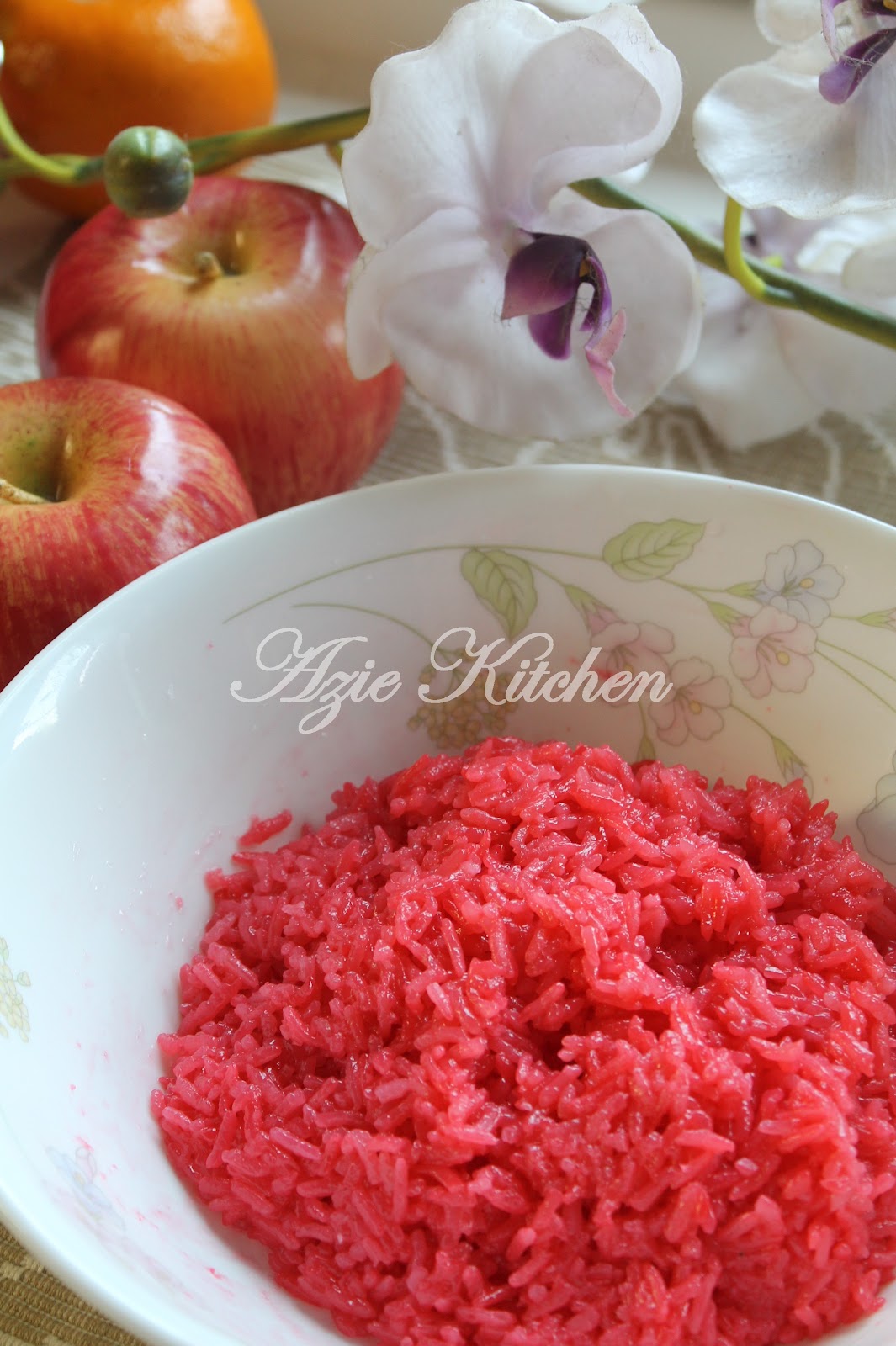 Pulut Merah Geng Lompat Tikam - Azie Kitchen