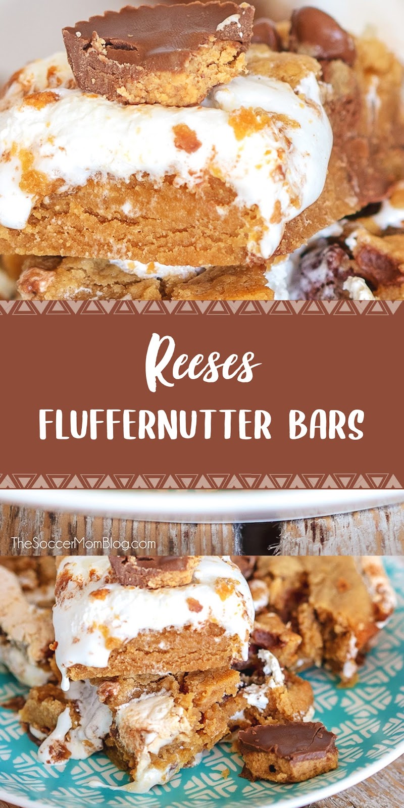 Reese’s Fluffernutter Bars - Healthy