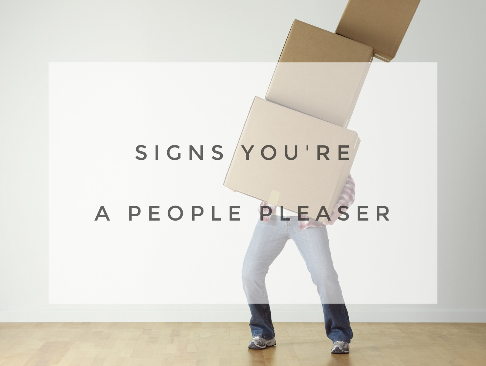 Christine's Blog: Four Ways To Tell If You're A People Pleaser & Steps ...