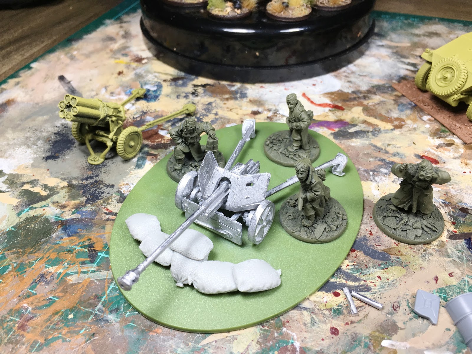 Bolt Action Tutorial: Scenic Artillery Bases ~ WWPD: Wargames, Board ...