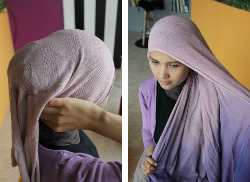 Hijabers Tutorial Sakinah : Tutorial jilbab paris modis