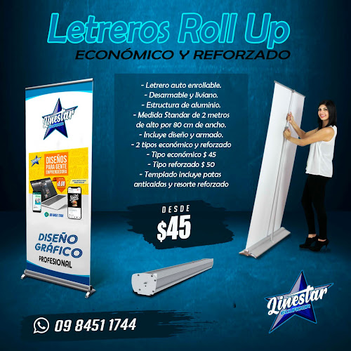Roll Up para tu empresa - Linestar Ecuador