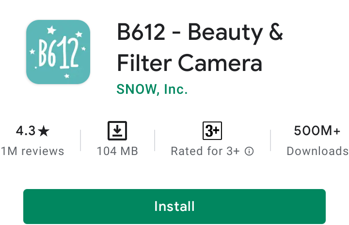 Make your selfie more beautiful with B612 -Free Selfie Camera, Photo ...