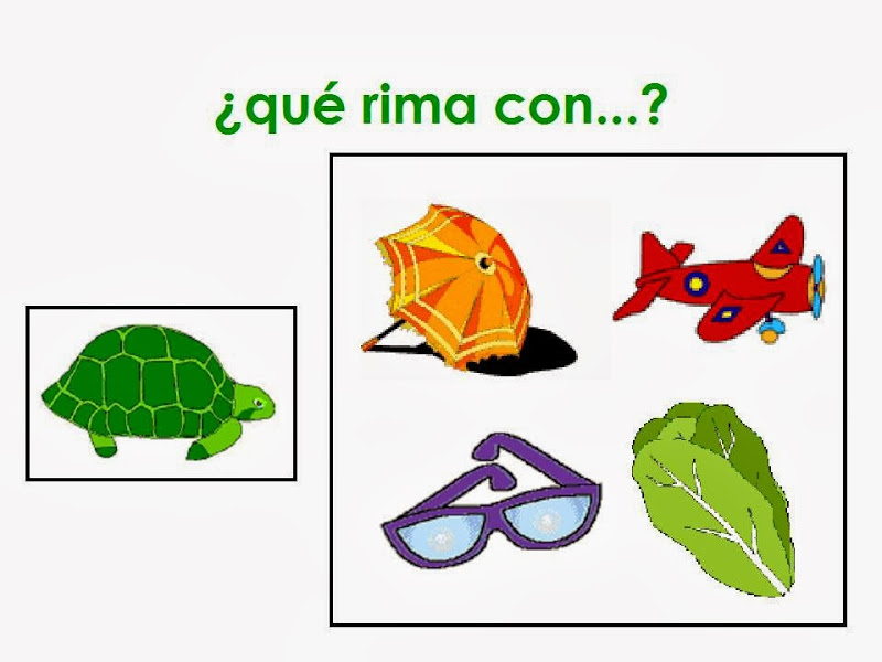 Kids Zone: ¿Qué rima con....?