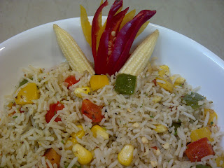 AMU'S RECIPES: Chilly Corn Fried Rice