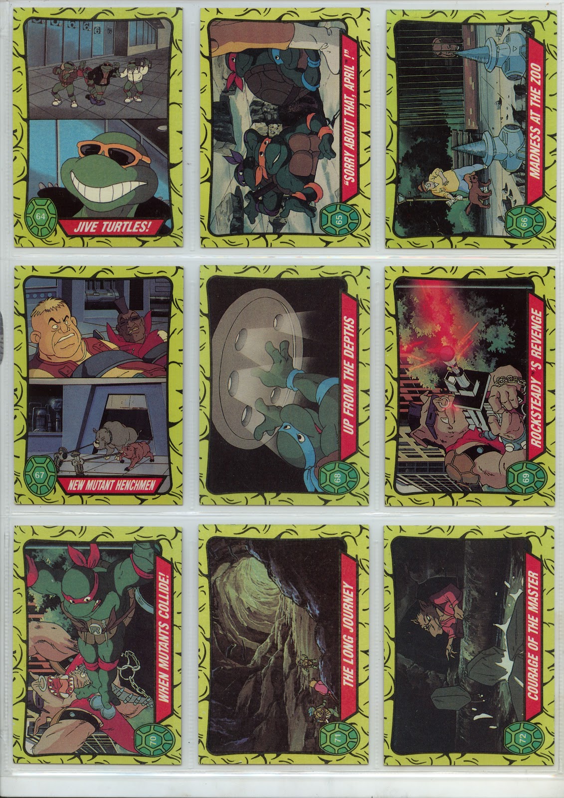 squer's TMNT Collection: 1989 TOPPS TMNT TRADING CARDS (FULL SET)