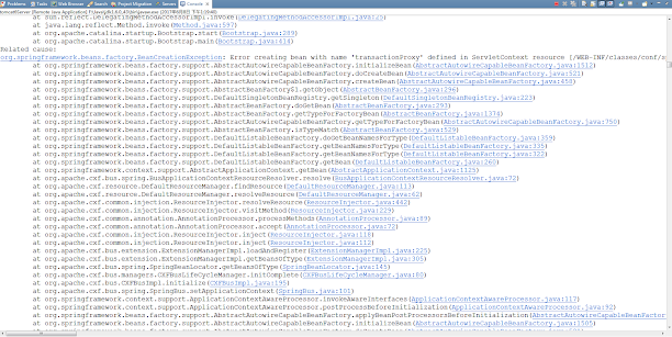 How to fix org.springframework.beans.factory.BeanCreationException: Error creating bean with ...