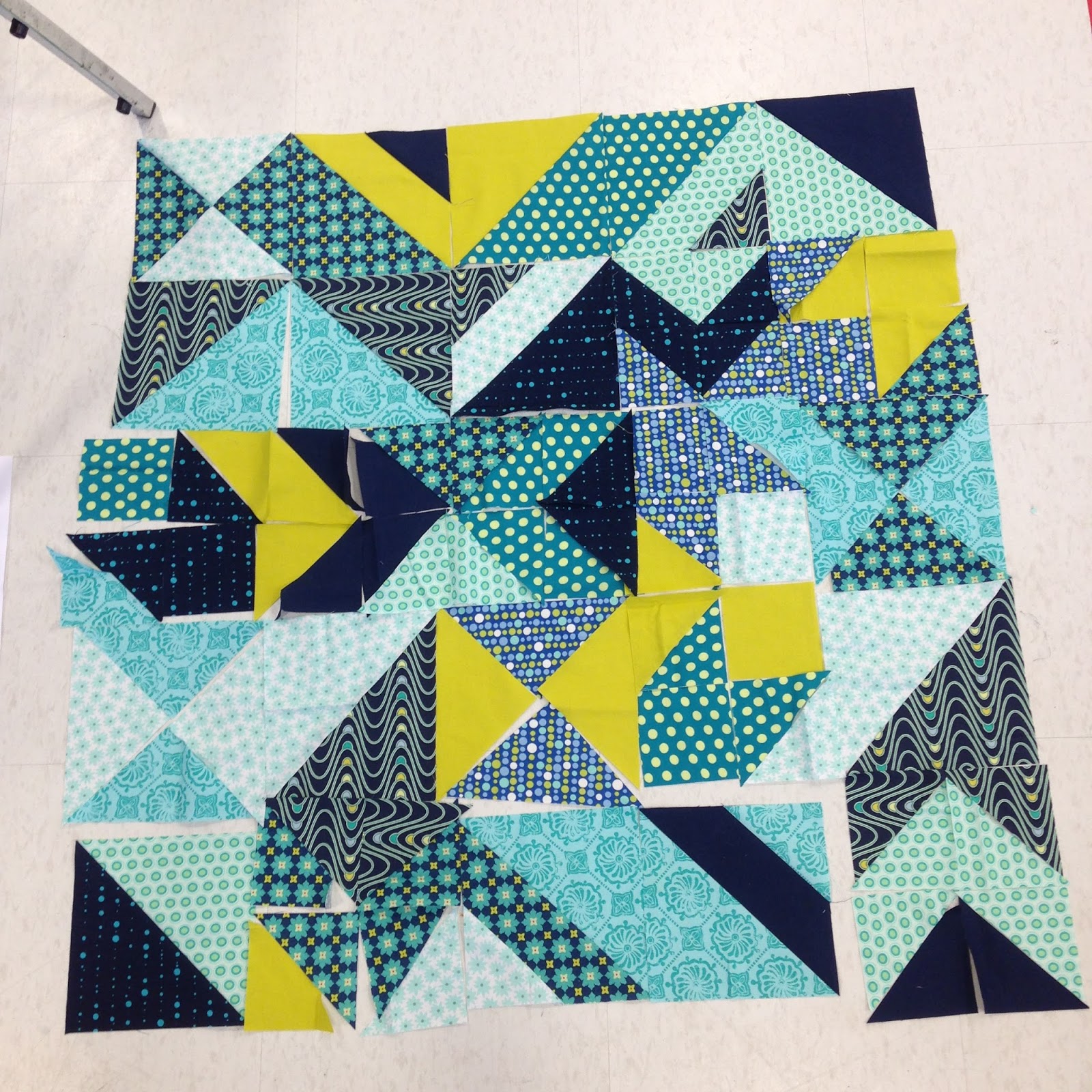 The Cozy Quilter: Libs Elliott Class: Embracing the Chaos