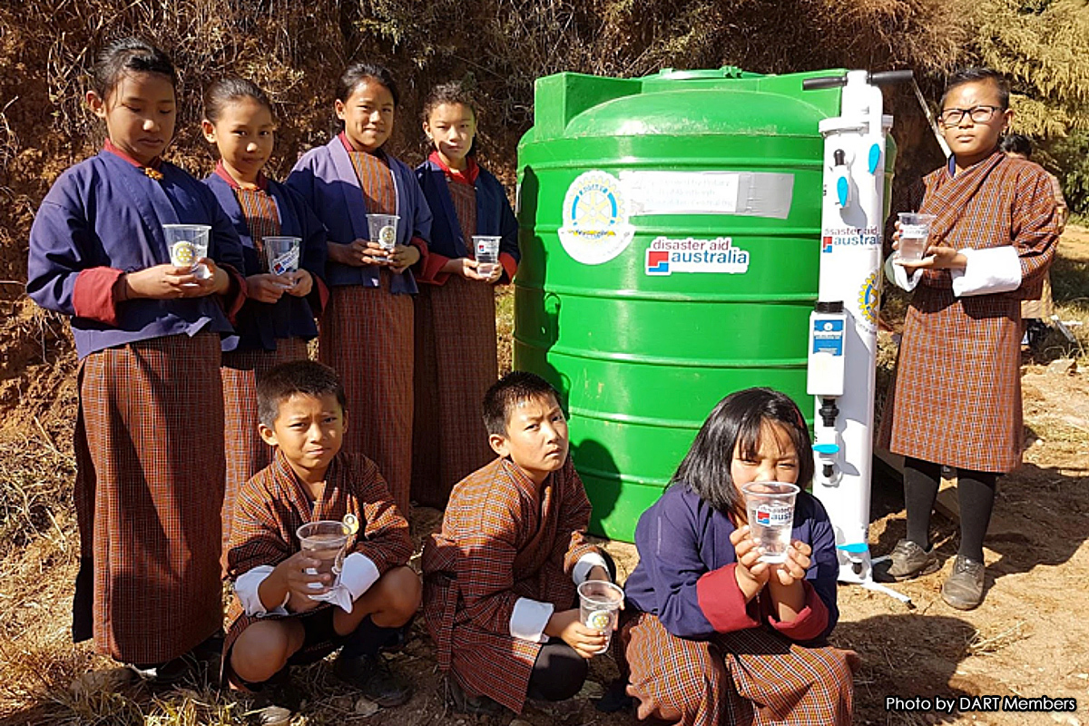 Bhutan Land Of The Thunder Dragon: Service Above Self - Rotary Club of ...