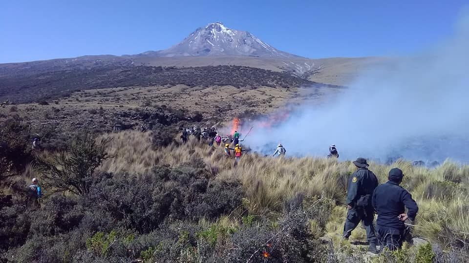 Así fue el incendio en el Distrito de Pocsi, Arequipa - Fotos más hermosas