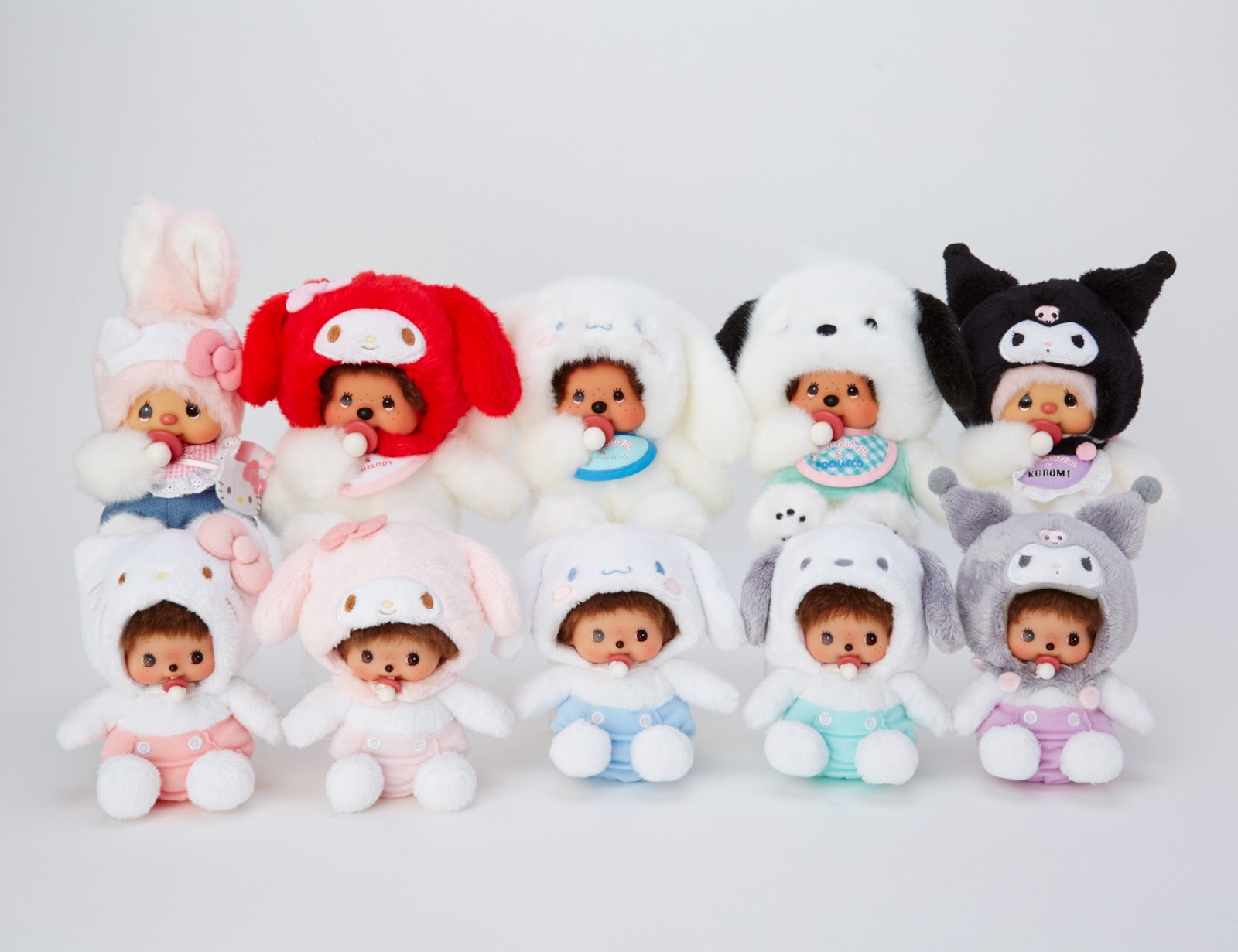 Kiki Planet: Sanrio X Monchhichi D'adorables Nouveaux Monchhichi My ...