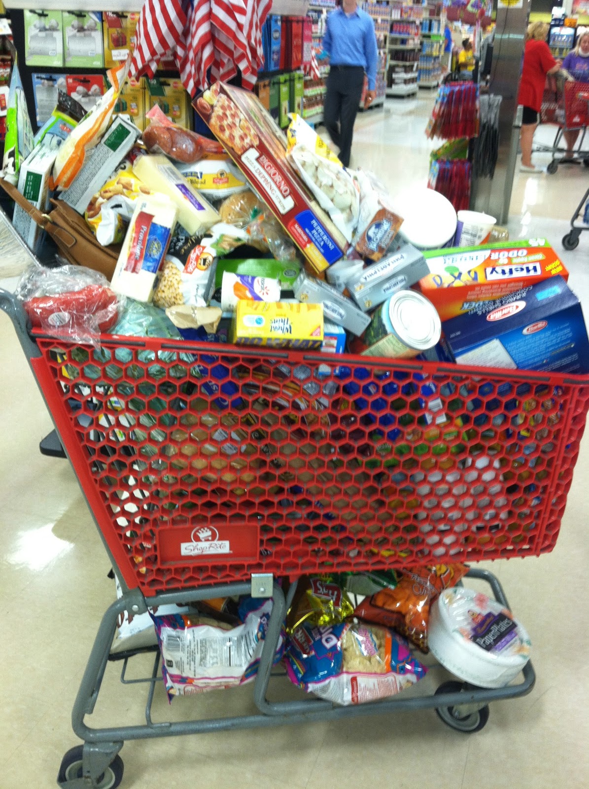 Simply Stephanie: Grocery Shopping...or hoarding?