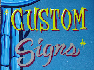 The World of JEK: Latest Hand-Lettered JEK Custom Signs Tiki Sign Panel