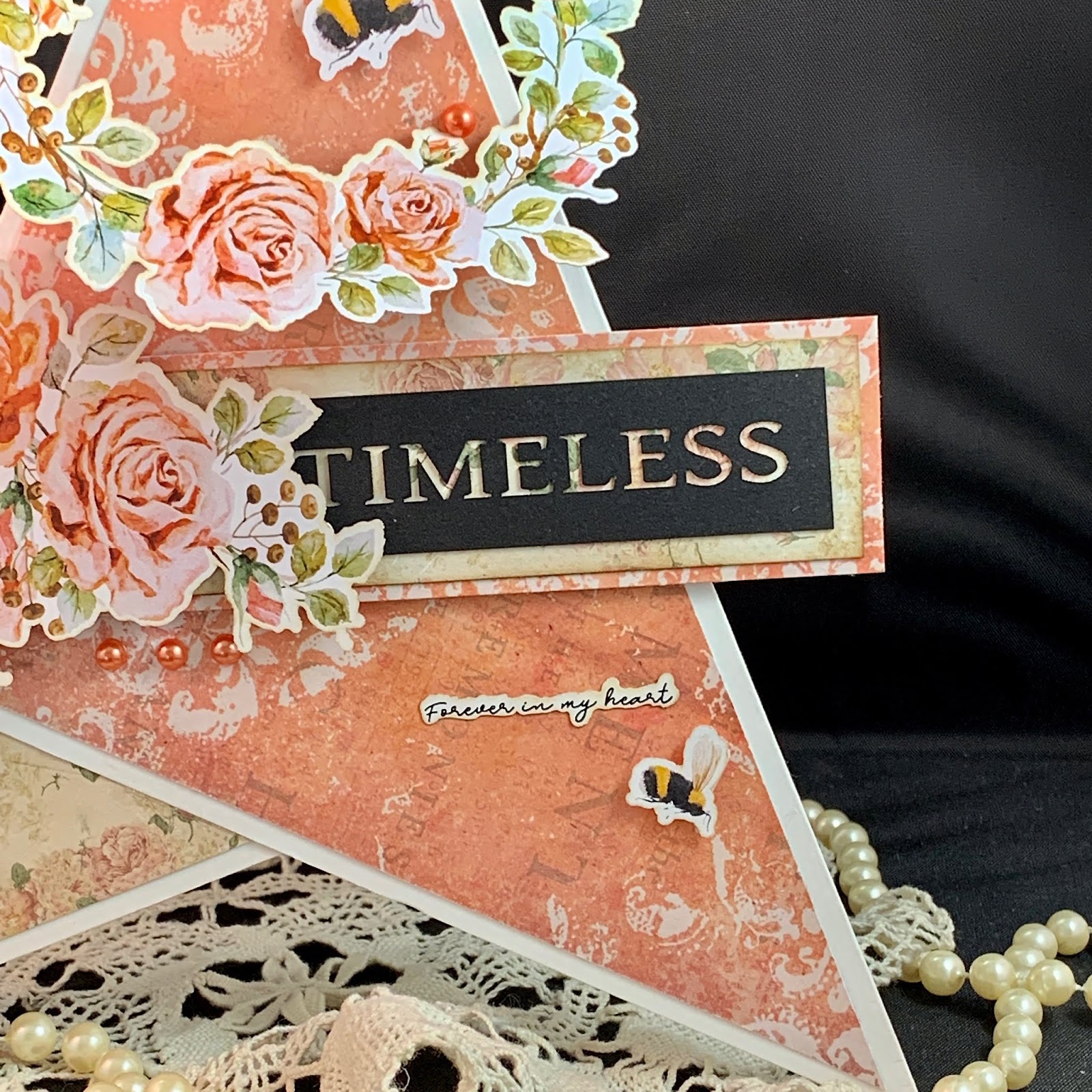 Soft Side of Sandi: 13 Arts "In Bloom" ~ Oversized Teepee Card