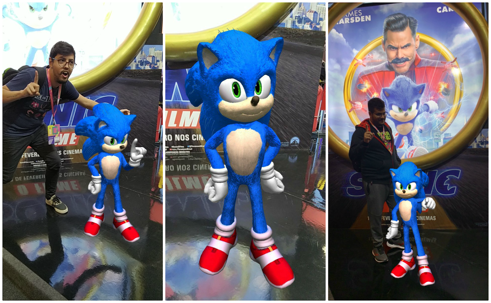 FOTOS DEL STAND DE SONIC LA PELÍCULA EN LA COMIC CON EXPERIENCE 2019