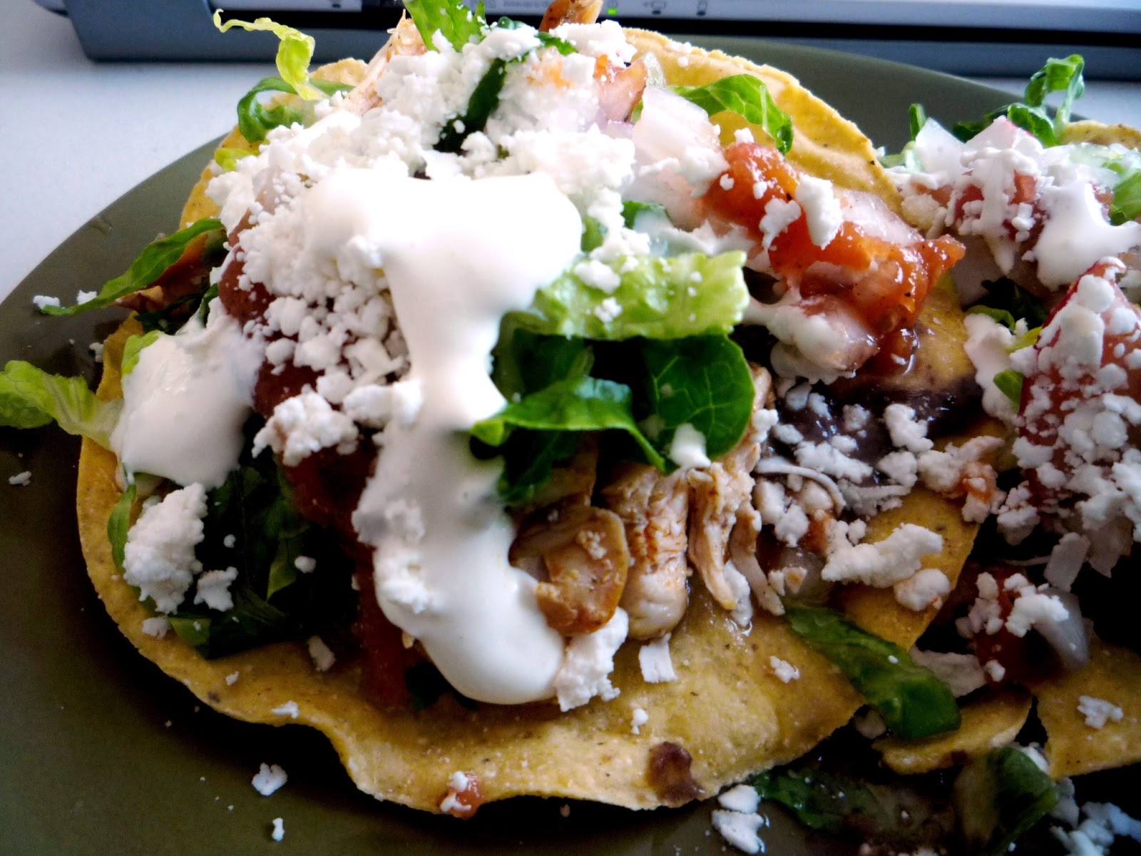¿Gusta Usted? Comida Casera Mexicana: RECETA DE TOSTADAS MEXICANAS ...