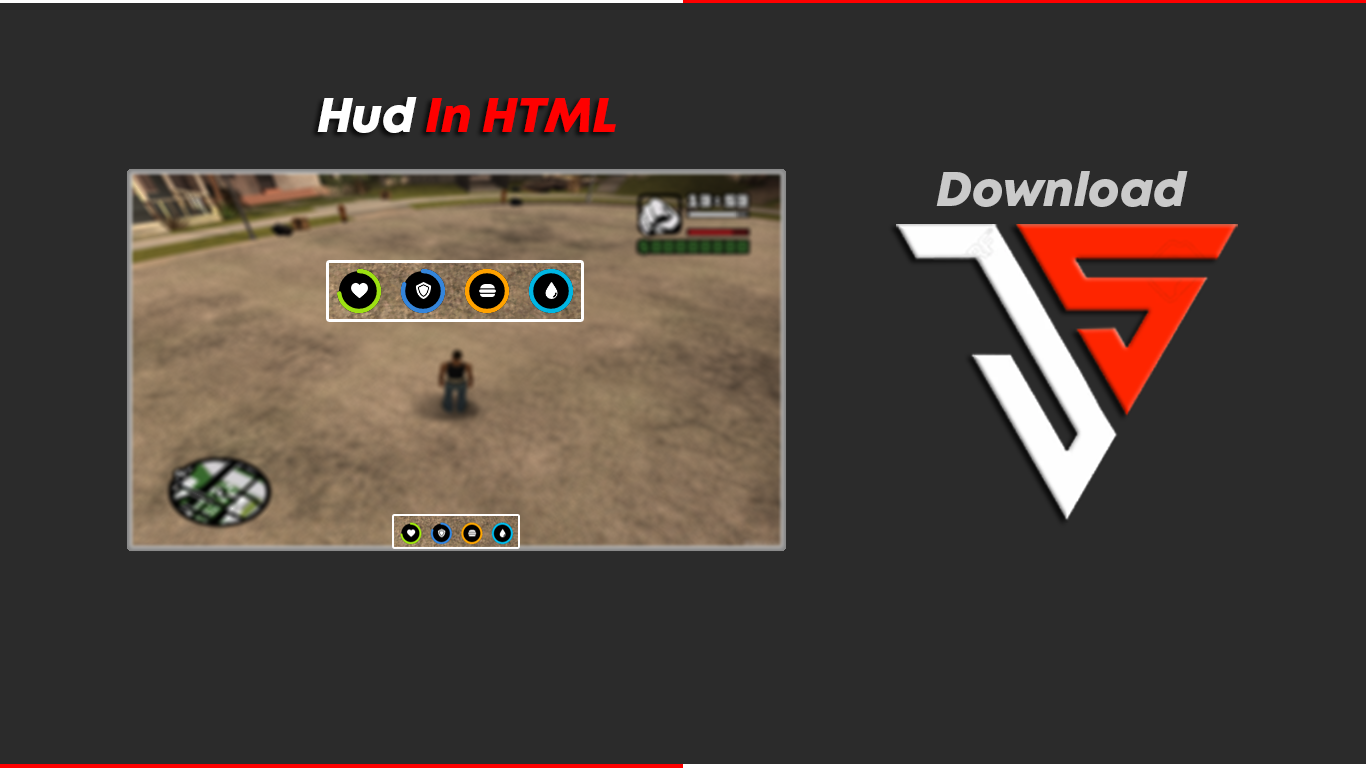 MTA:SA - Hud In HTML - MTA Brasil