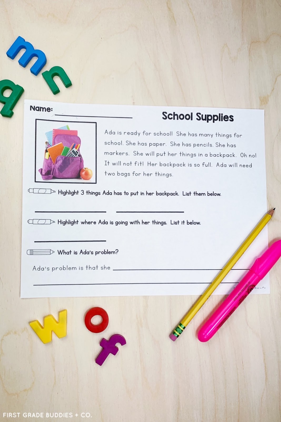 Text Evidence in the Primary Grades | First Grade Buddies