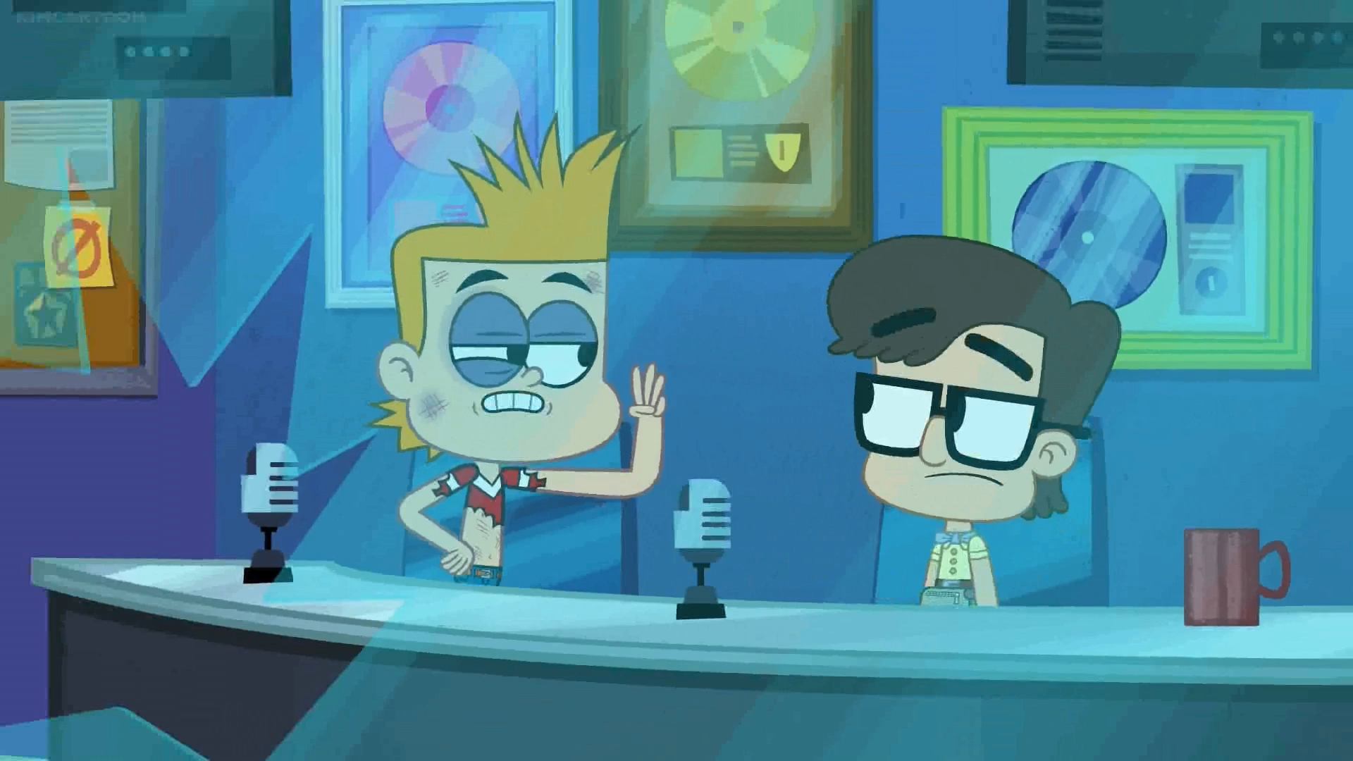 Shirtless Drawn Cartoon Boys: Luc Maxwell