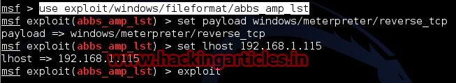 Hack Remote Windows Pc Using Abbs Audio Media Player Lst Buffer Overflow Hacking Articles