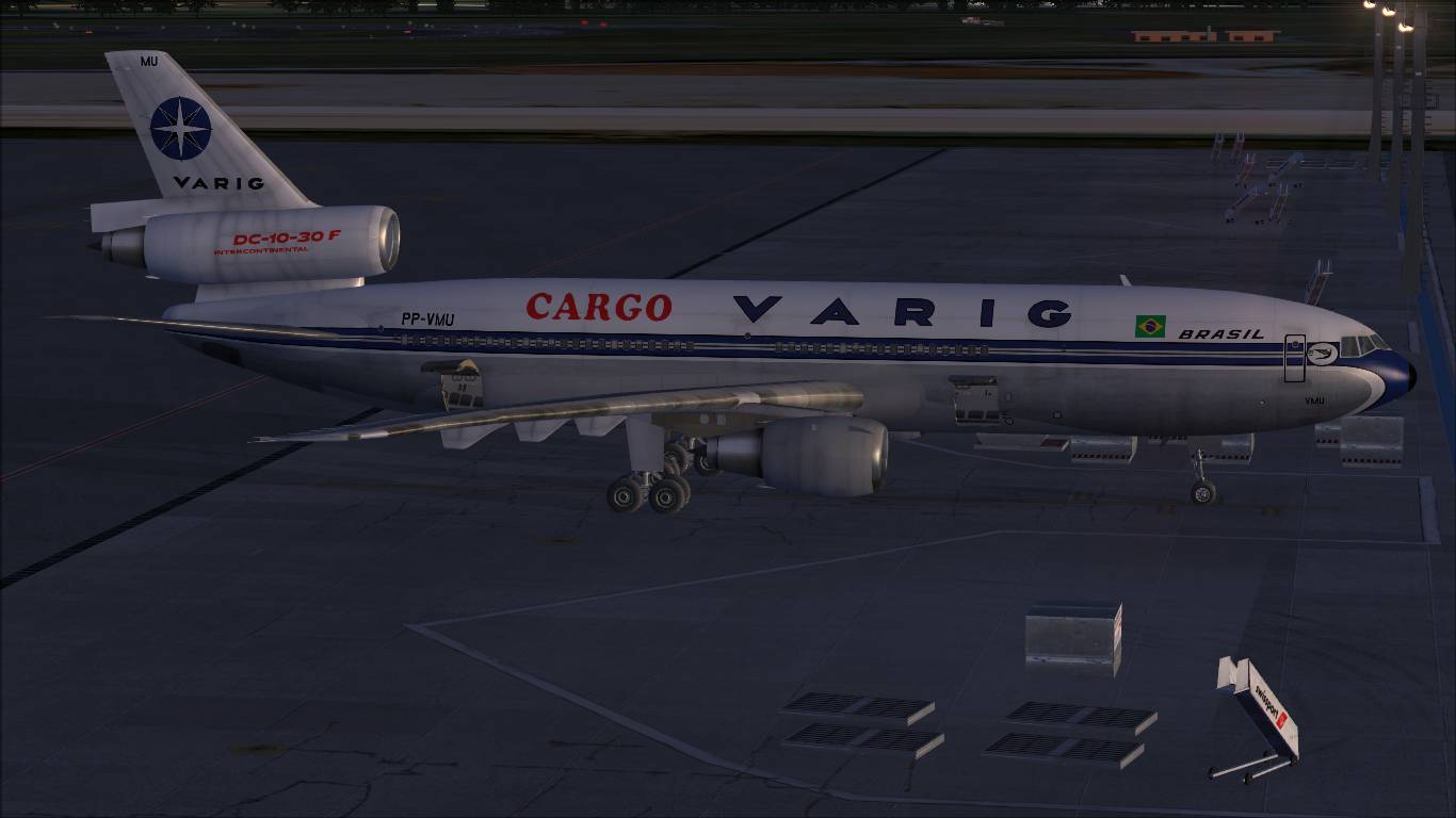 Texturas Brasileiras: Varig Cargo McDonnell Douglas DC-10-30F PP-VMU