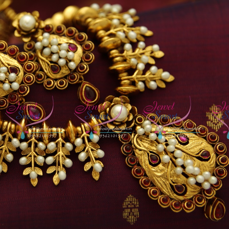 EXCLUSIVE HANDMADE REAL PEARL GOLD SET