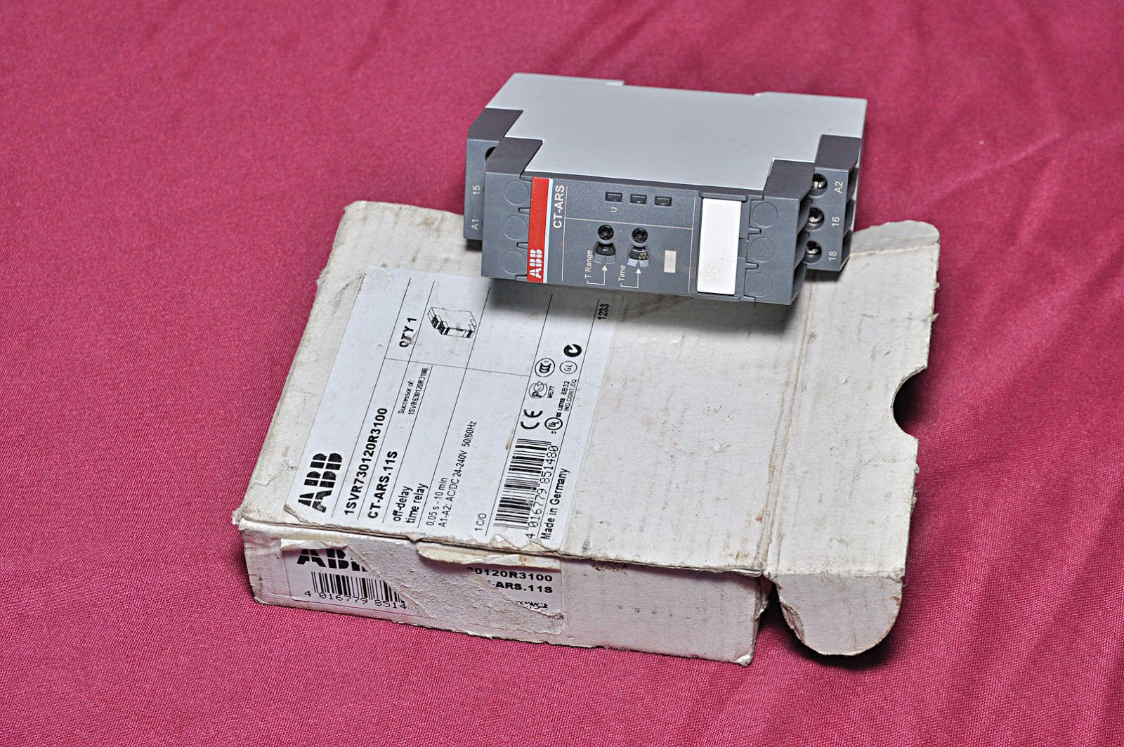 ABB CT ARS 11S TIME RELAY 1SVR730120R3100 - Aeliya Marine